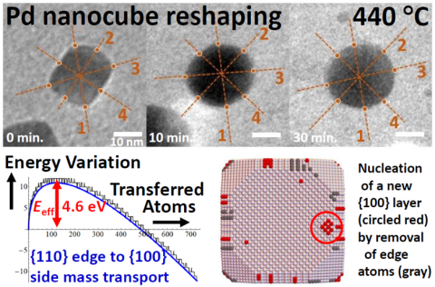 Reshaping of Truncated Pd Nanocubes | Ames Laboratory